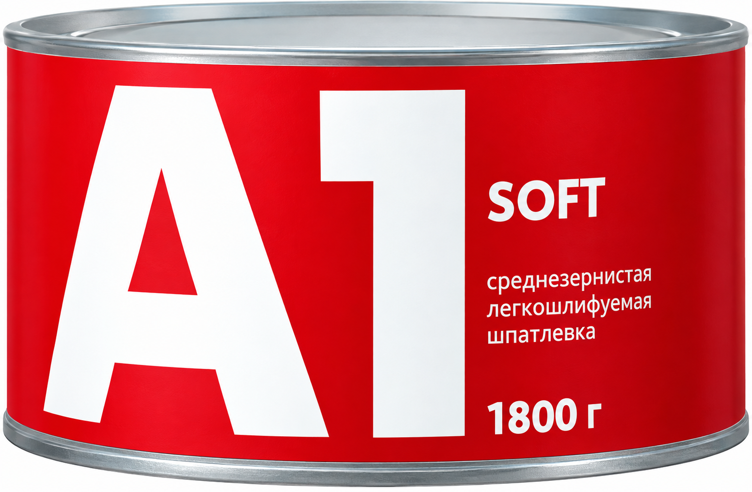 Шпатлевка A1 Soft, универсальная, легкошлифуемая, 1800гр, бежевая