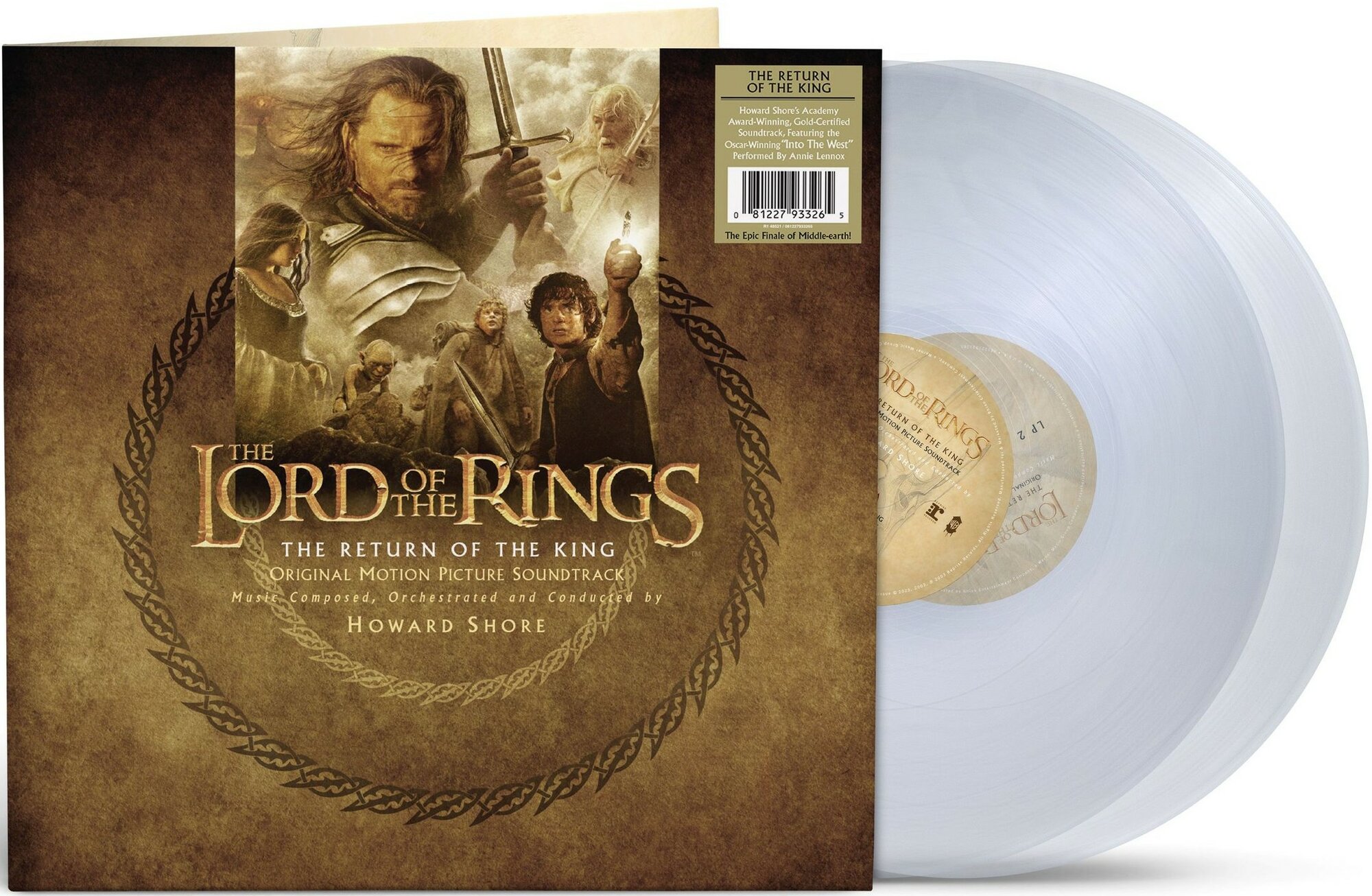 Виниловая пластинка Howard Shore - The Lord Of The Rings: The Return Of The King (Original Motion Picture Soundtrack) [Palantir Clear Vinyl] (2LP)