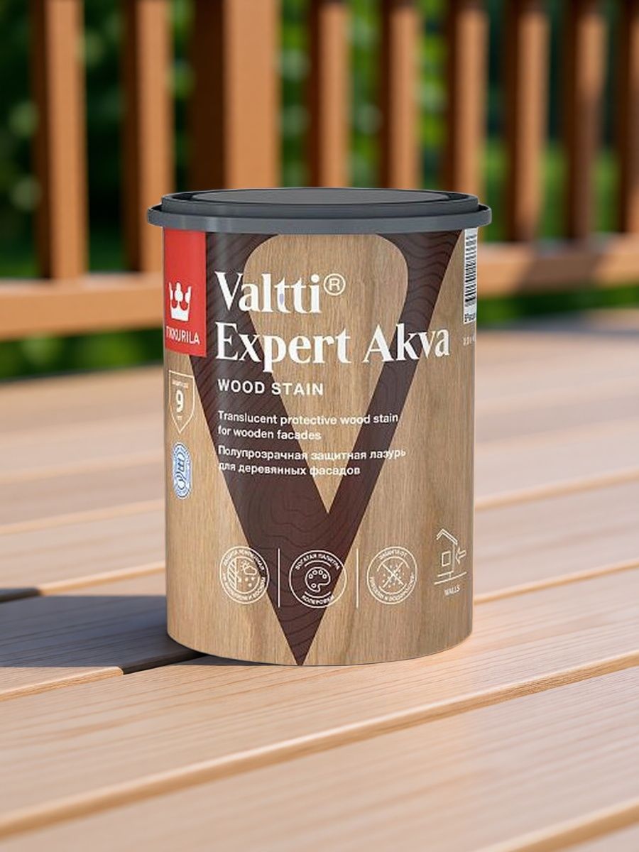 Tikkurila/Tikkivala Valtti Expert Akva Антисептик для дерева 0,9 л