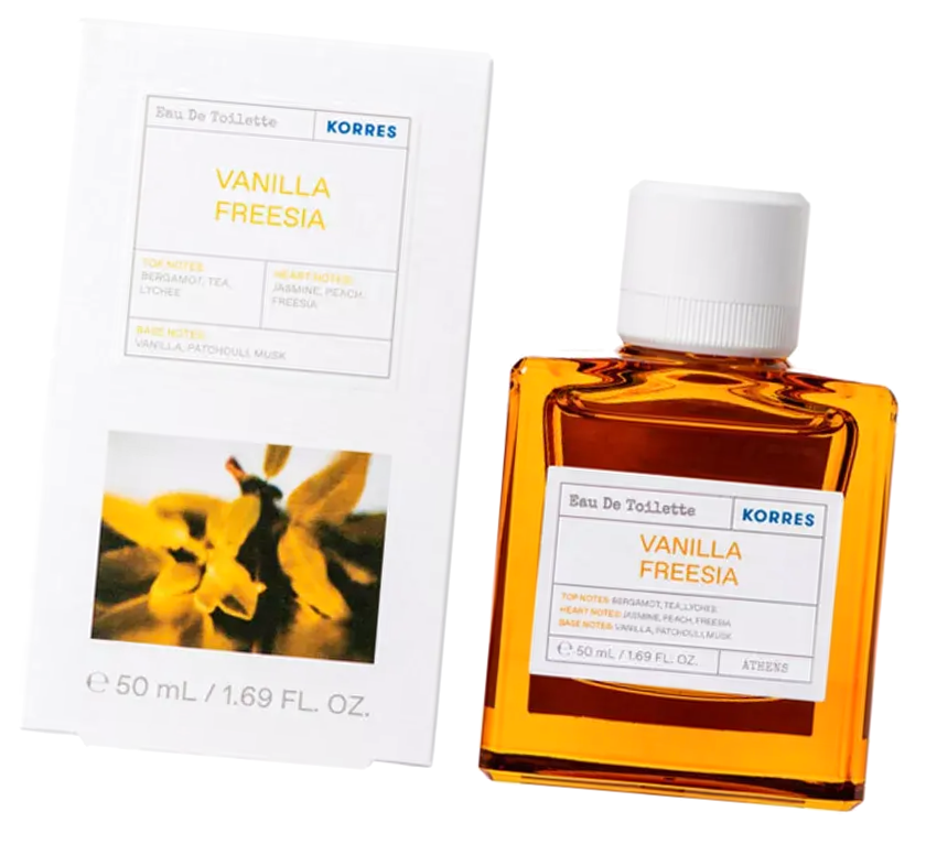 Korres Vanilla Freesia 50 мл - Ванилла Фрезия туалетная вода для женщин и мужчин