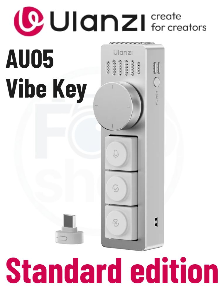 Ulanzi AU05 Vibe Key STD Микрофон с голосовой клавиатурой, стандартная версия, голос + кнопка + ручка