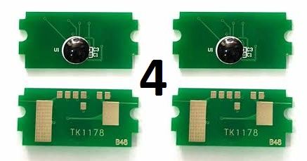 Чипы TK-1178 ASIA (4шт) для Kyocera ECOSYS M2040/M2540/M2640 (7,2К)