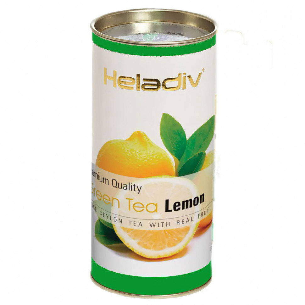 Heladiv Lemon (лимон), зеленый листовой, в тубе, 100г