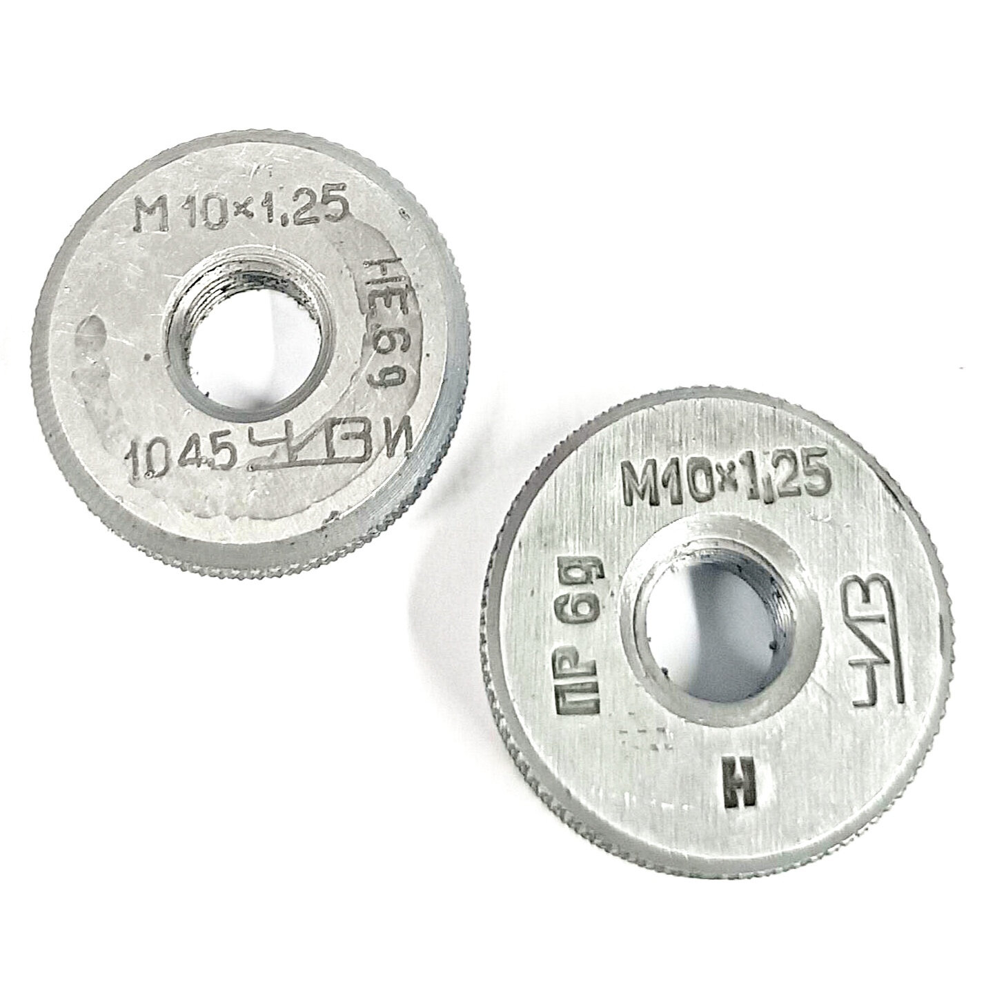 Калибр-кольцо резьбовое М10х1,25 (ПР 6g НЕ 6g) 8211-0045 8211-1045