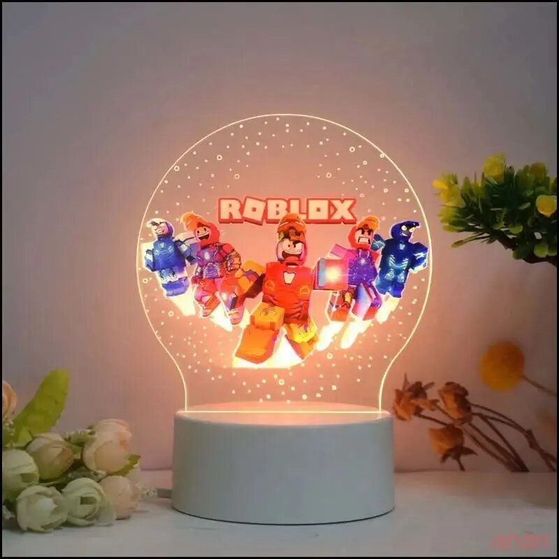 Настольный ночник ROBLOX: 5 дизайнов, креативный подарок и коллекционный предмет