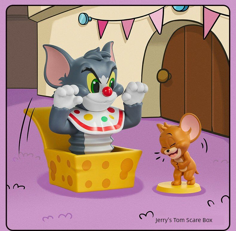 Фигурка «Следующий ящик Джерри и Тома» POP MART Tom and Jerry Funny Park, подтвержденный короб