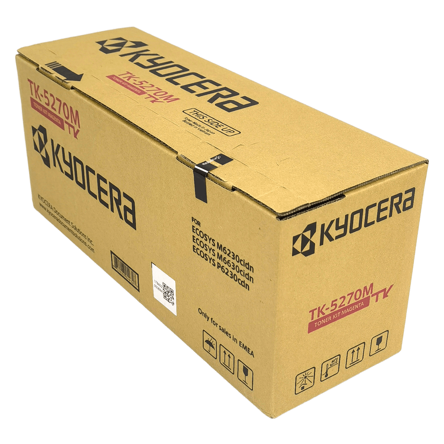 Тонер-картридж для принтера Kyocera TK-5270M, Magenta/Пурпурный, ресурс 8000 страниц