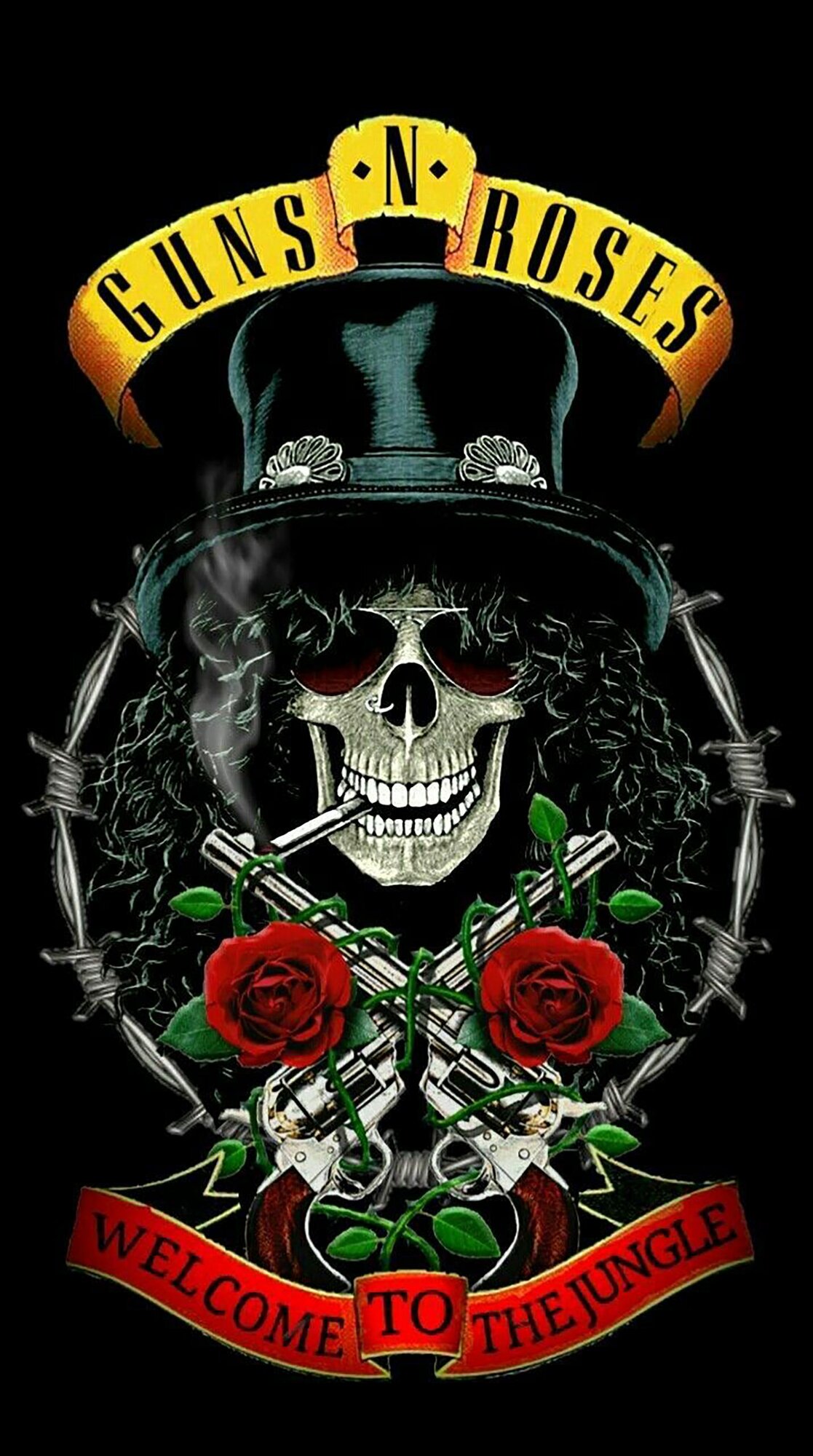 Плакат постер Guns N Roses - размер 60X110 см