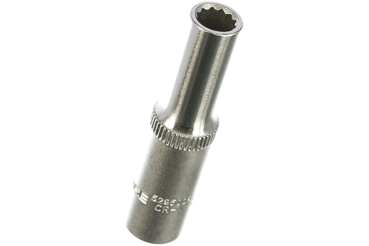 Головка торцевая 6мм 1/4" 12-гранная глубокая L50мм ROCKFORCE RF-5295006