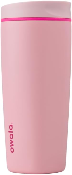 Термокружка Owala SmoothSip Slider из нержавеющей стали 590 мл, цвет Pucker up