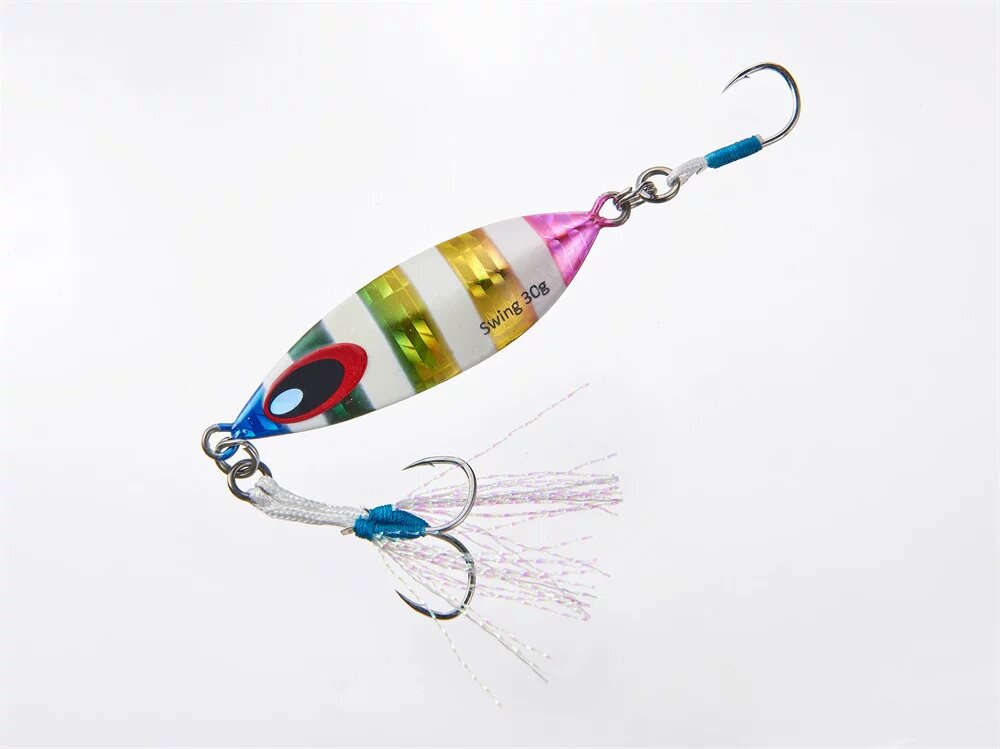 Металлическая приманка Mizuchi Swing Slow для морской рыбы, камбалы, камбалы - 30г, Цвет 003
