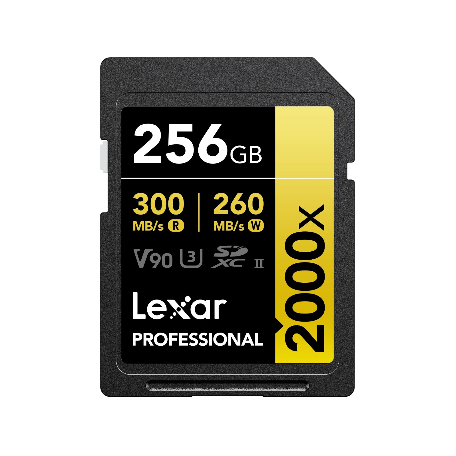 Карта памяти Lexar Professional 8K SDXC UHS-II U3 V90 2000x 256Gb (300MB/s-чтение/260MB/s-запись)