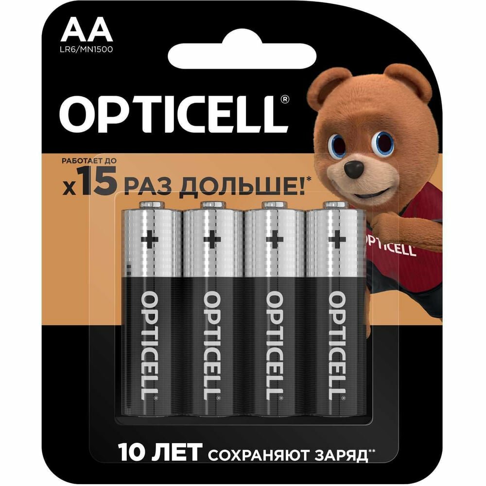 Батарейки OPTICELL Basic AA 4шт 6051001