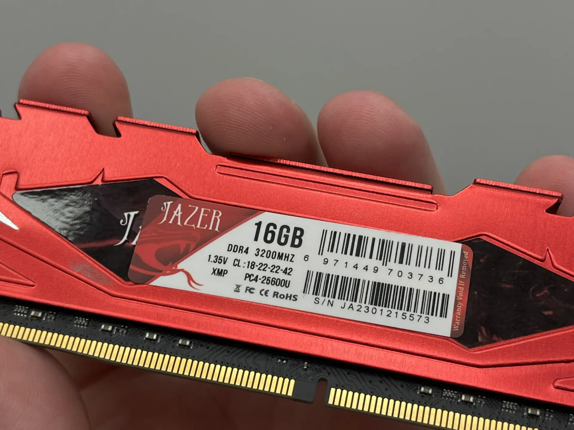 16GB DDR4-3200 Jazer