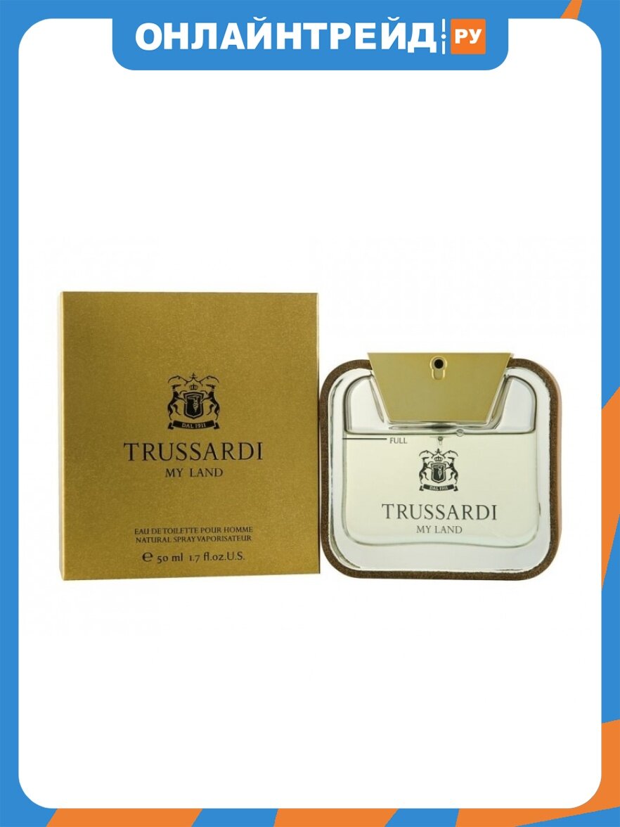 Мужская туалетная вода Trussardi My Land, 50 мл