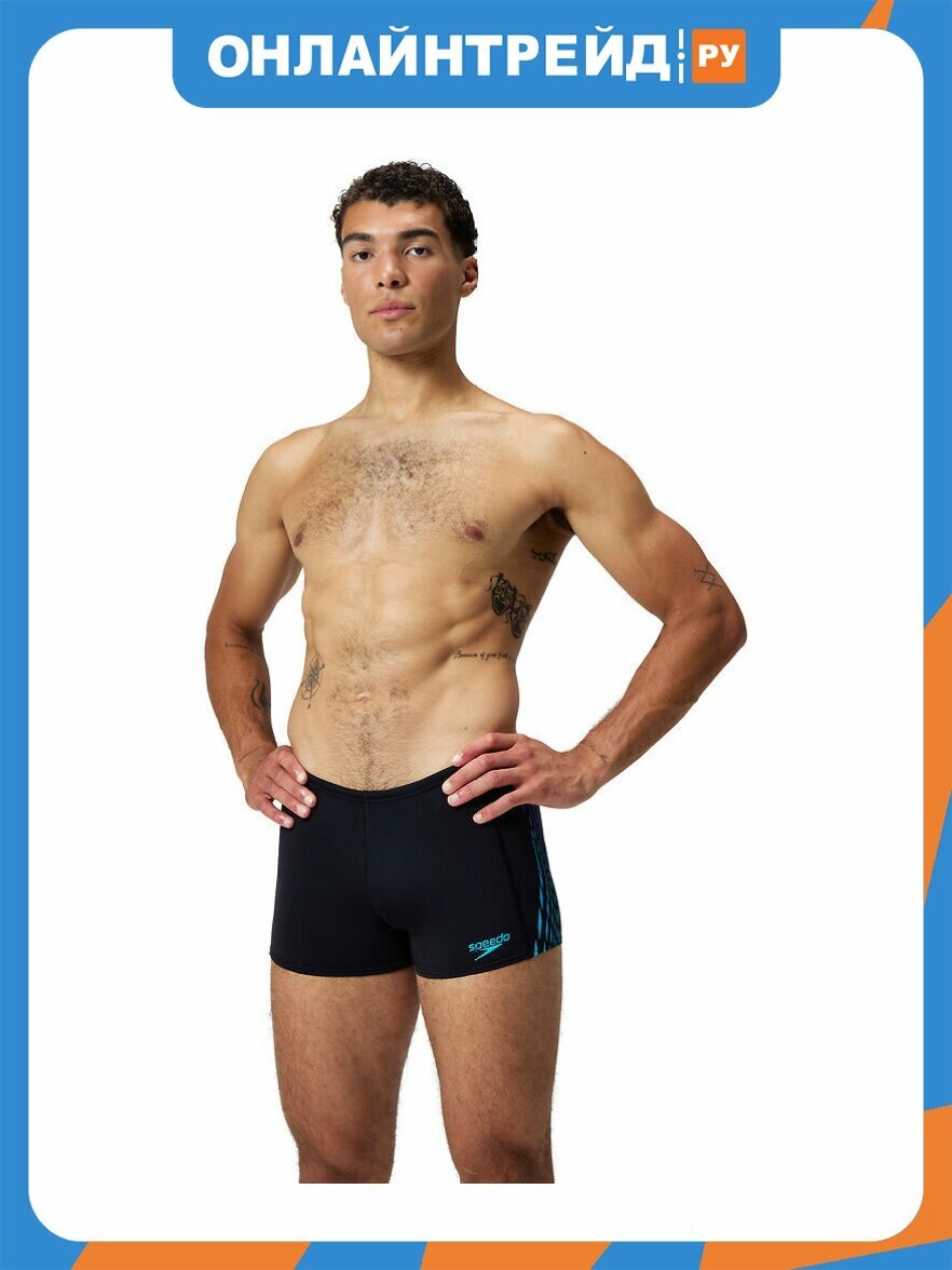 Плавки-шорты Speedo Hyperboom, 8-00301415334, черный, размер 48
