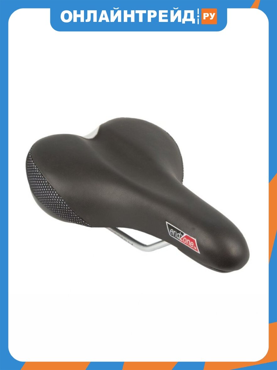 Седло Velo VL-3251 комфорт 272х175мм эластомер, черно-серое, 6-143251
