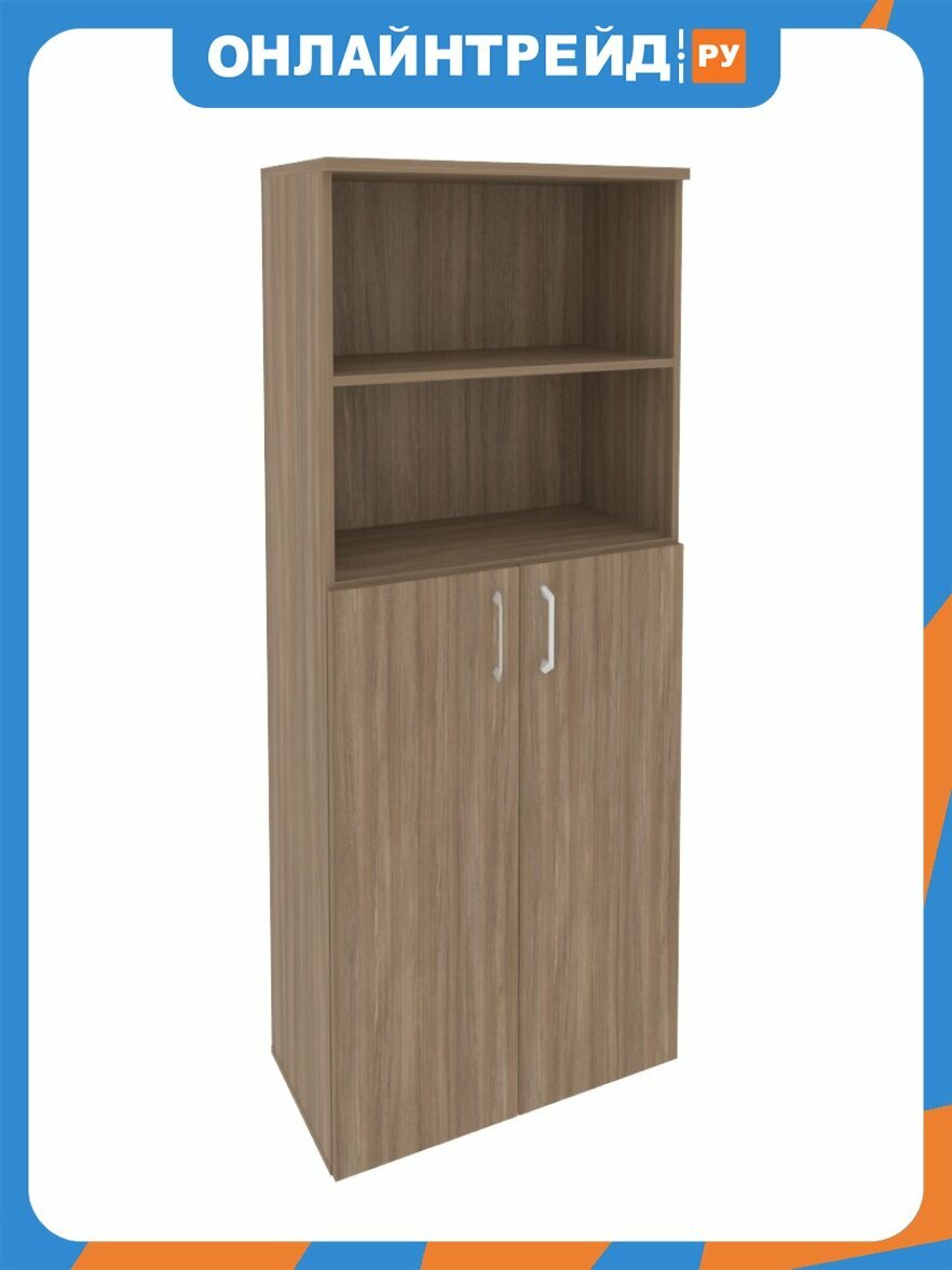 Шкаф офисный Riva CHAIR высокий широкий O. ST-1.6 Дуб аризона 800*420*1977 Onix