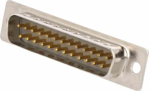 HARTING 09672255604 Разъем D-Sub; PIN: 25; вилка; "папа"; пайка, 1шт