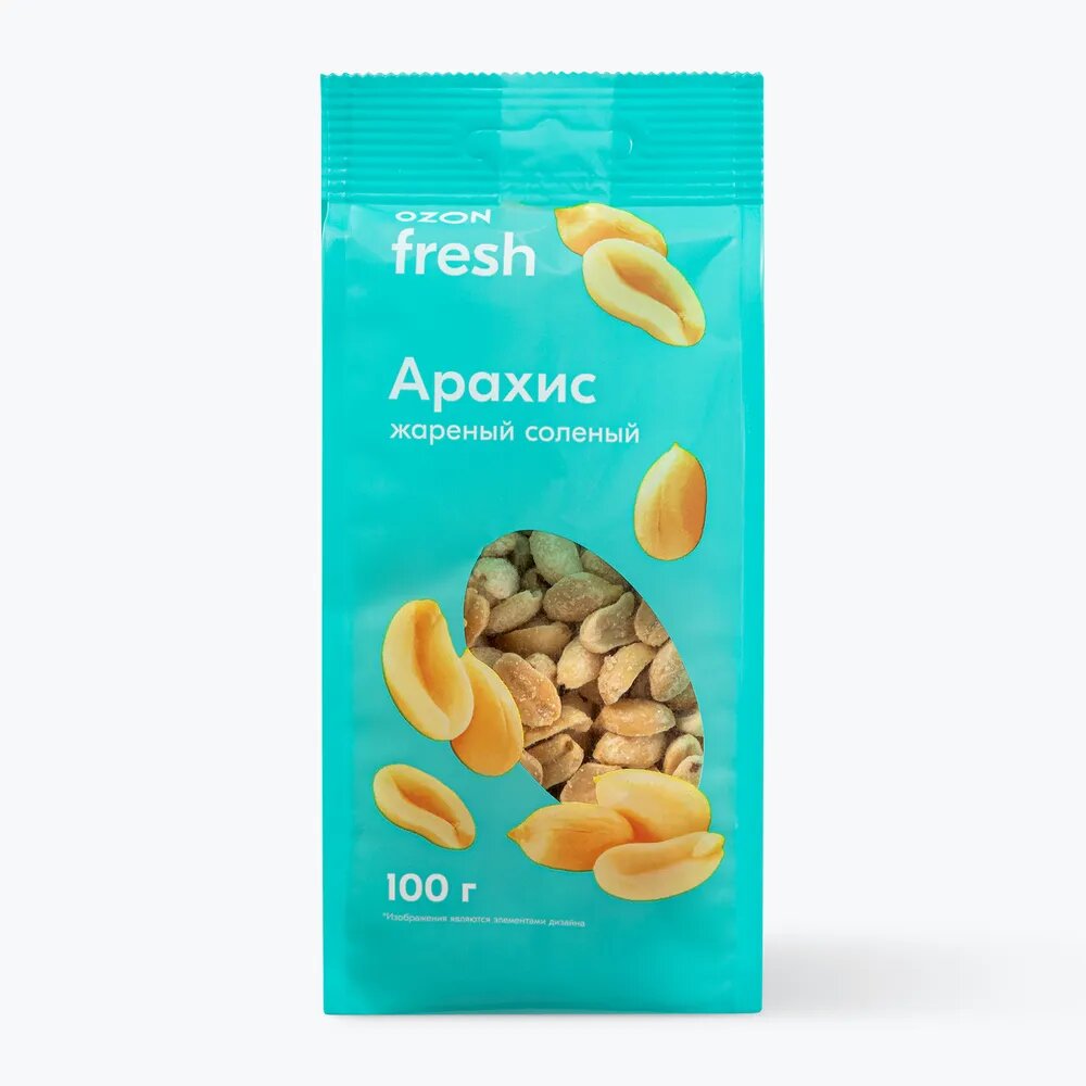 Арахис жареный соленый 100 г, Ozon fresh