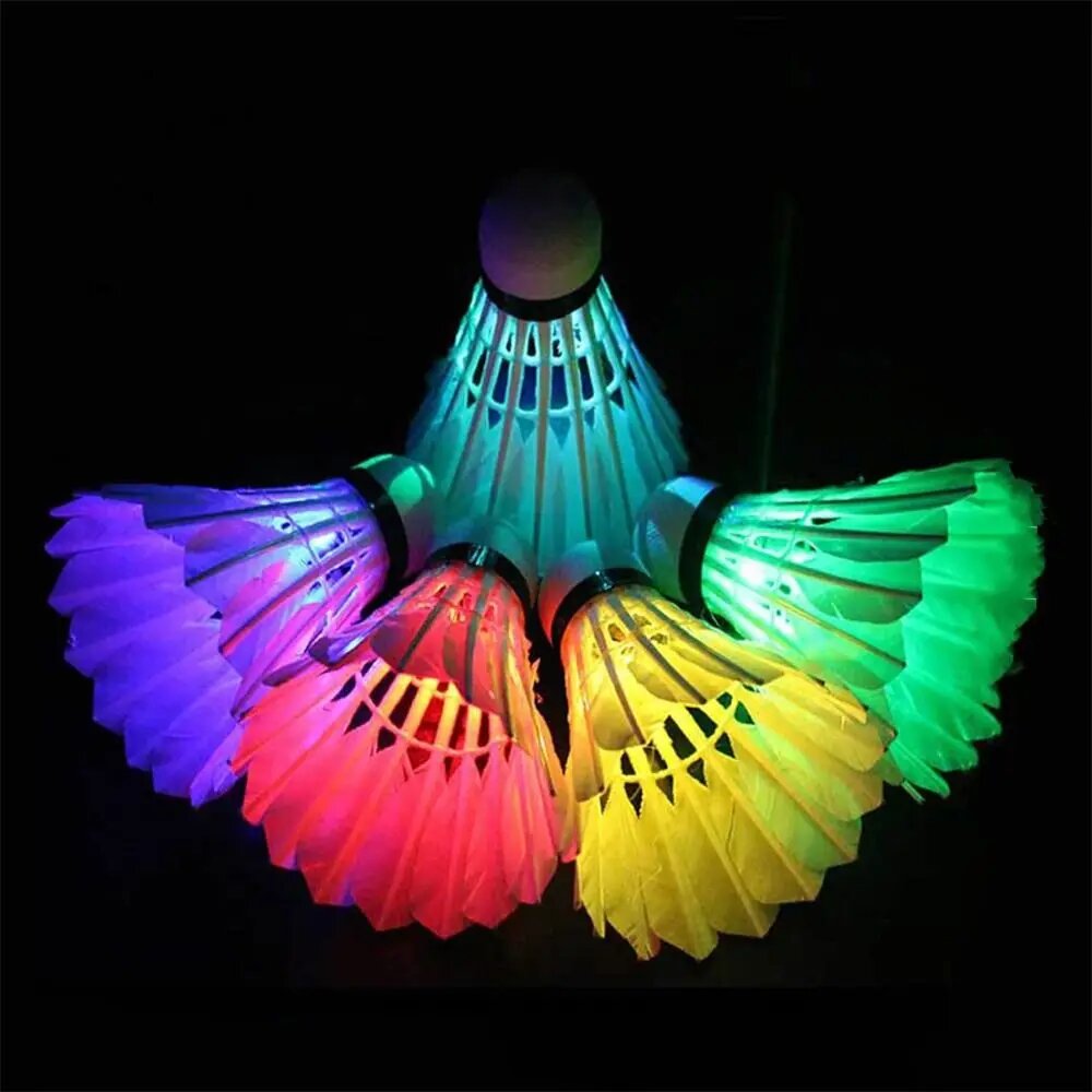 Dark Night LED Воланы для бадминтона colorful light