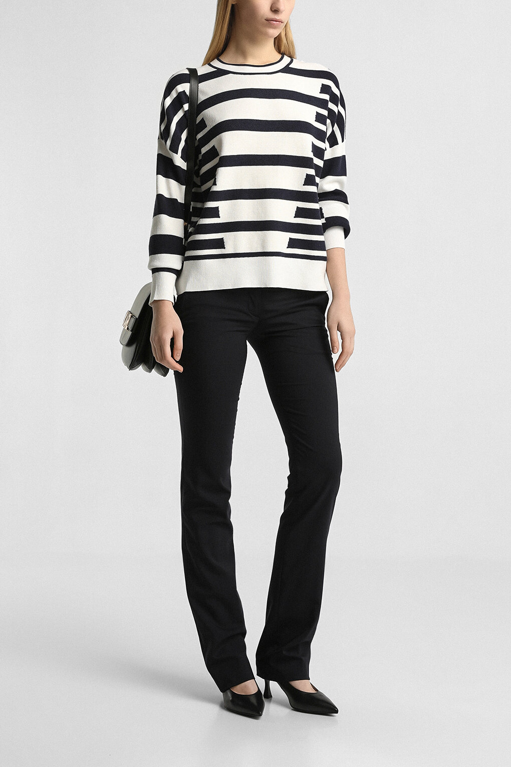 Джемпер Desigual, размер 46-48, белый, — фото 1
