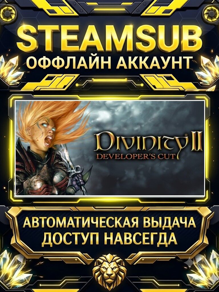 DIVINITY II: DEVELOPER'S CUT игра на аккаунте для ПК с OFF активацией для Steam (PC) РФ + СНГ