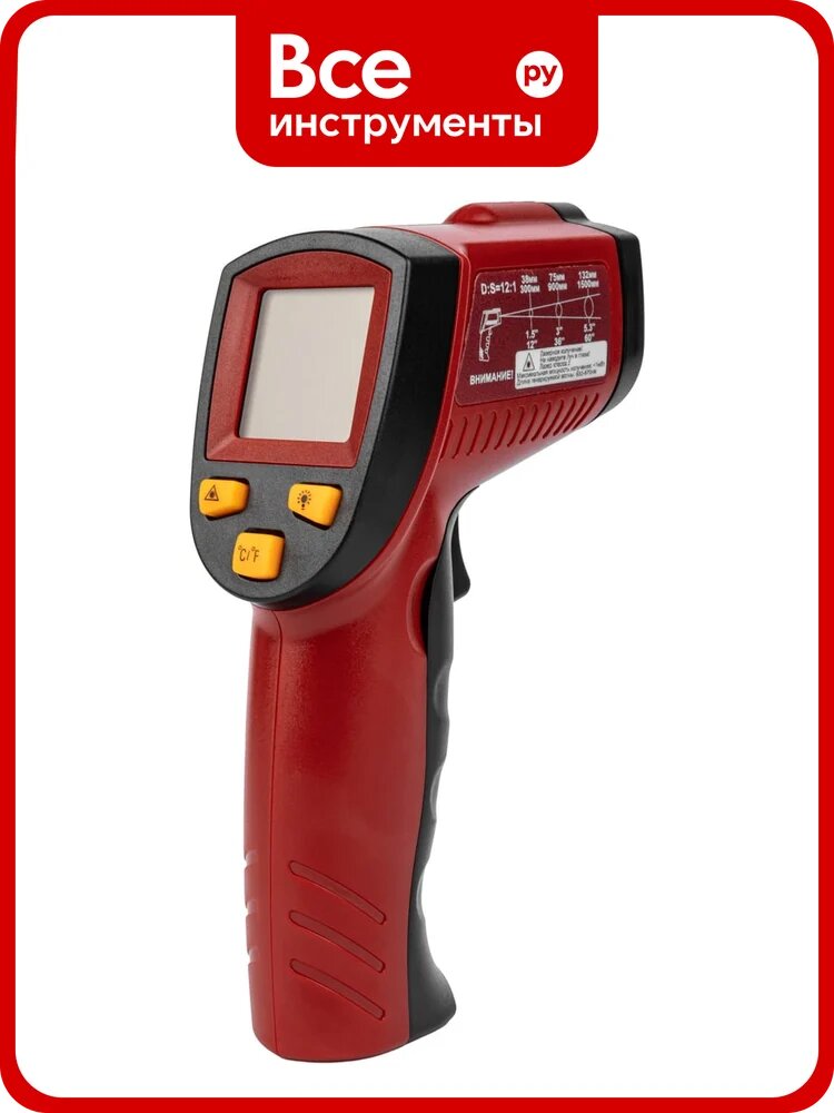 Пирометр Elitech БТ 550, от -50°C до +550°C, точность 1,5-3°C