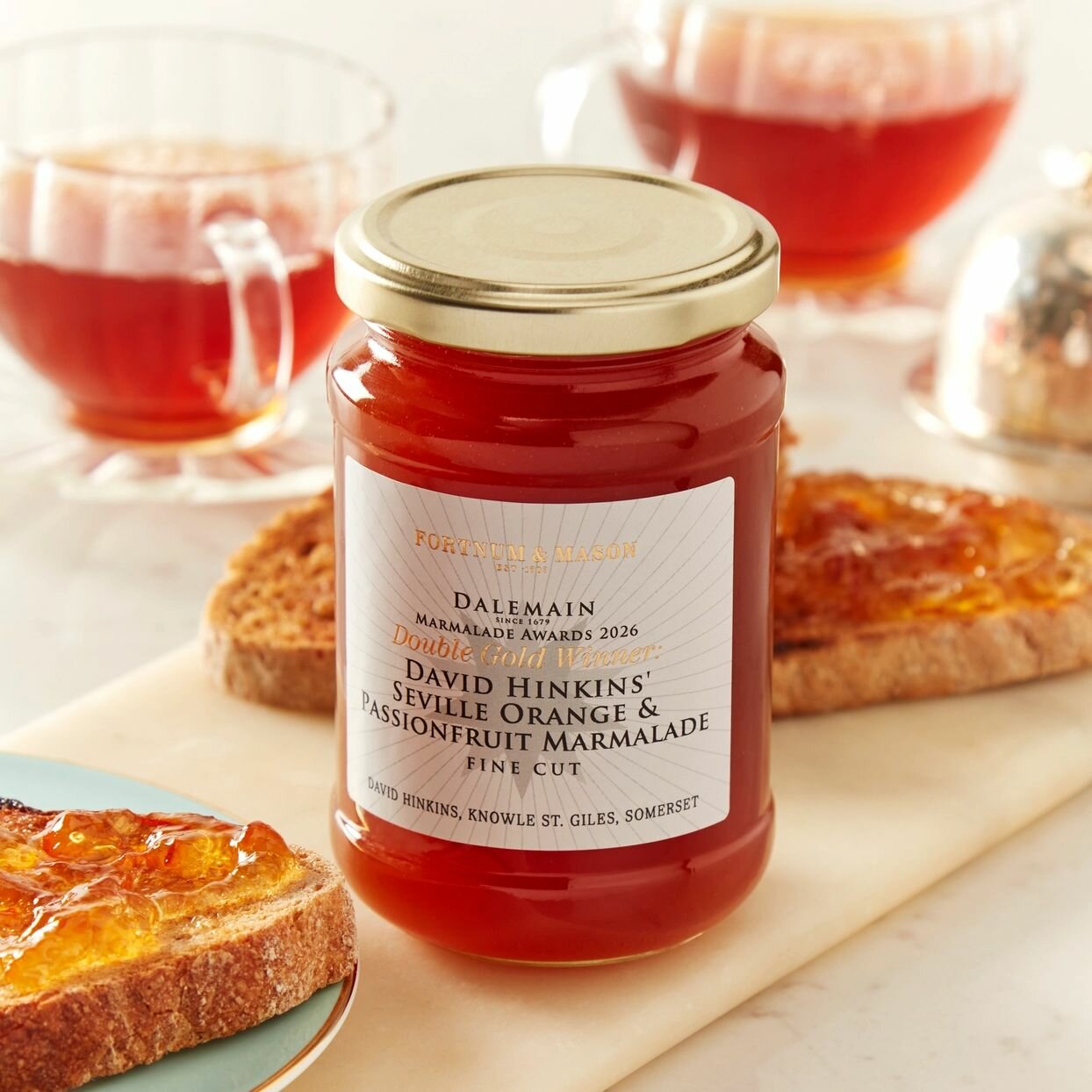 Fortnum&Mason Джем из севильского апельсина и маракуйи David Hinkins Seville Orange & Passionfruit Marmalade, Dalemain Winner 2026, 200г