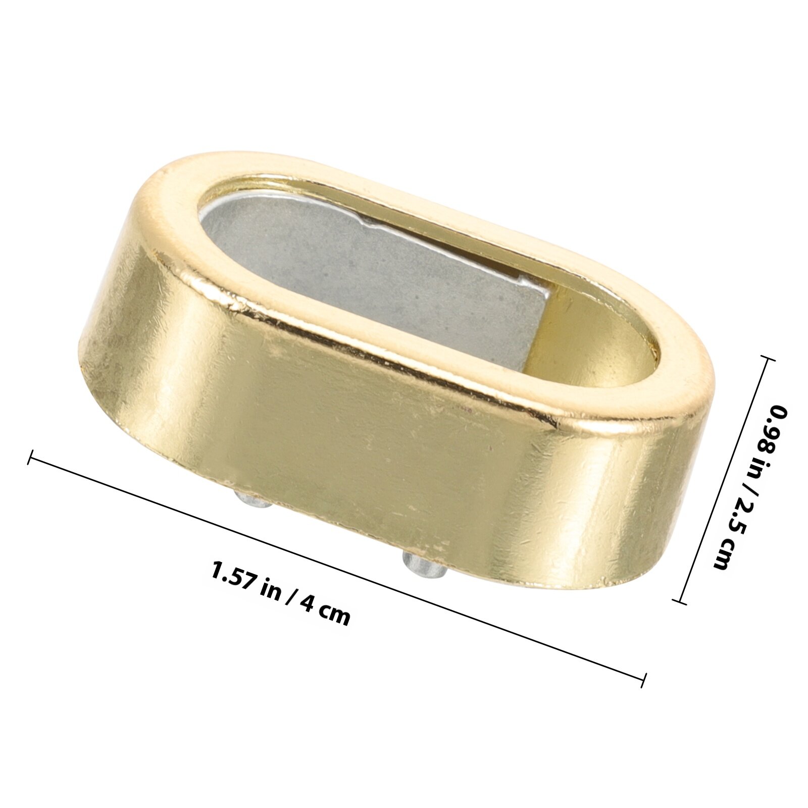 Держатель Для Полотенец 2 Штуки Золотой Размер 4.00X2.50X1.50Cm Из Надежного Цинкового Сплава Без Дрели