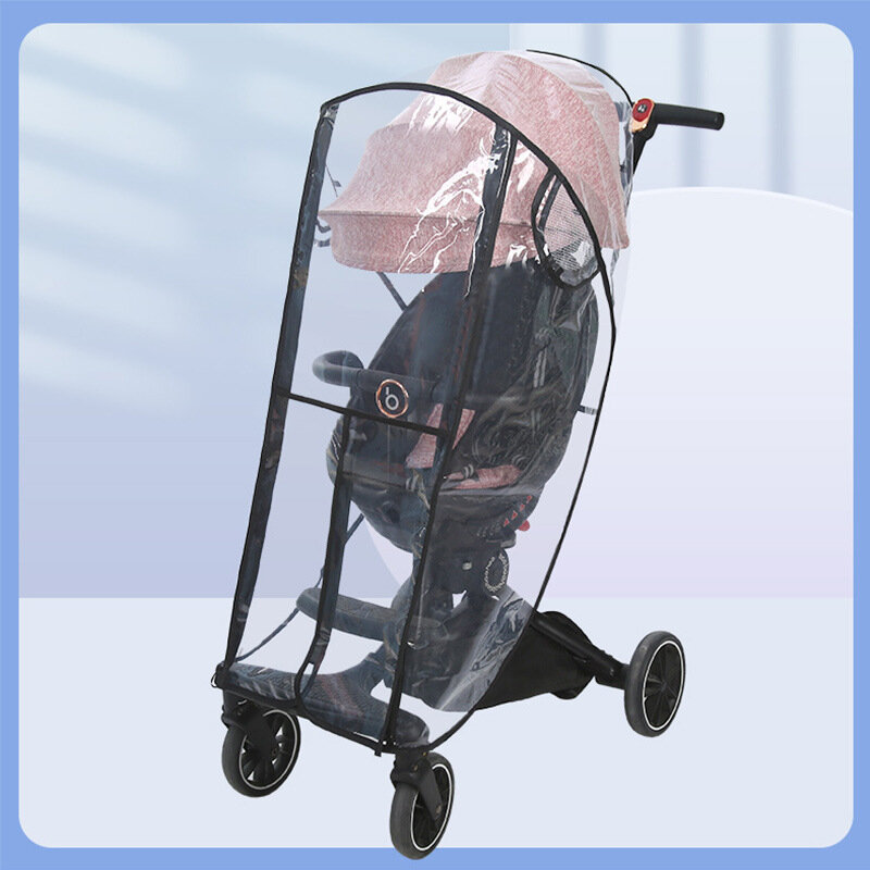 Little Tiger Круглый козырек Дождевик для детской коляски T18/T2/V11, Водонепроницаемый и Ветрозащитный