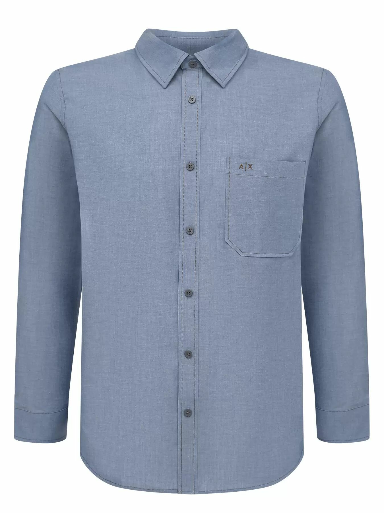 Рубашка Armani Exchange, размер M, синий
