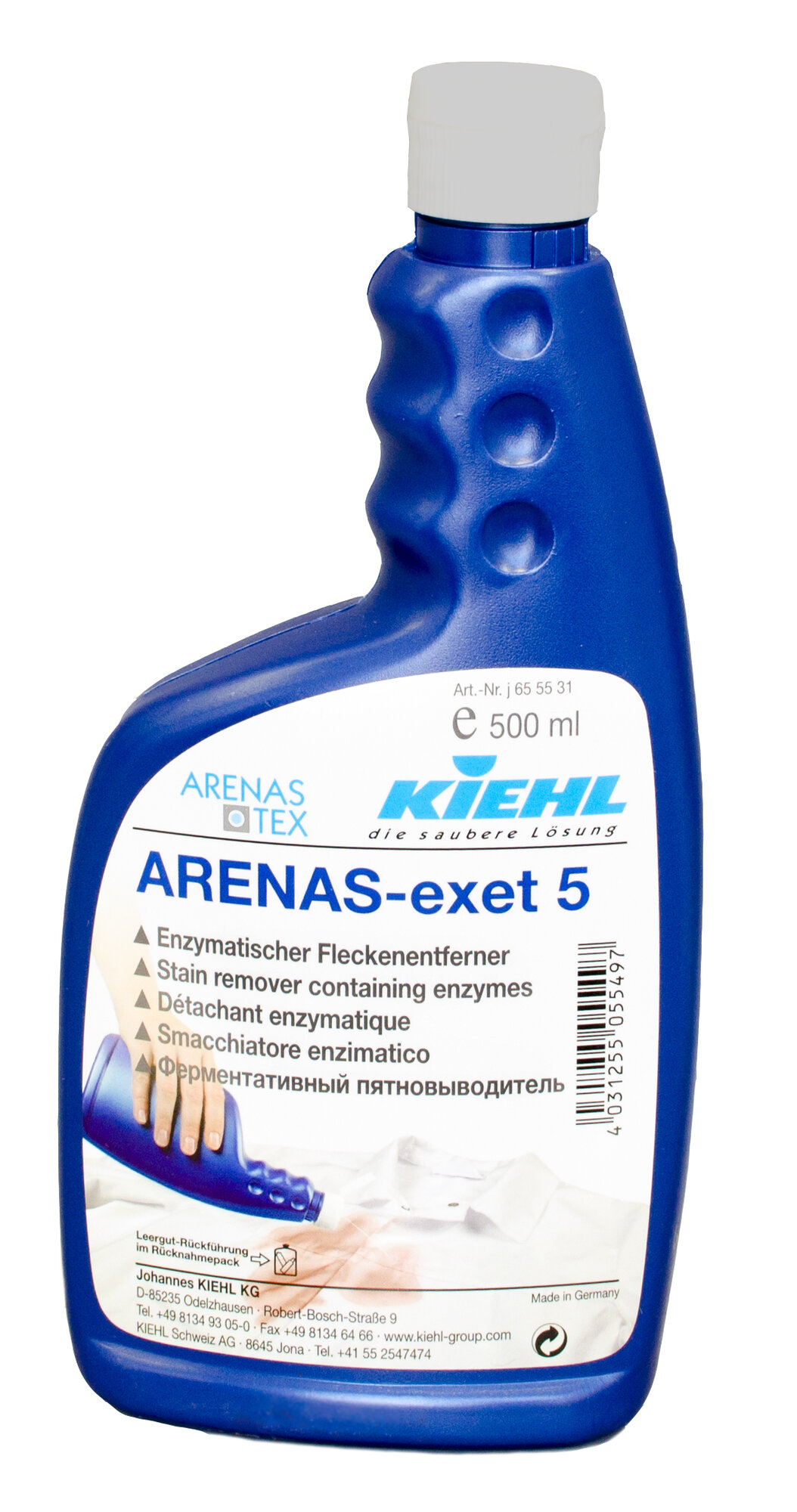 Пятновыводитель следов крови и биологических загрязнений ARENAS-exet 5 Kiehl - 500 мл