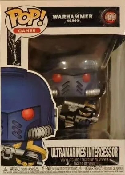 Фигурка Funko POP! "Warhammer 40K" Святой Кровавый Ангел, Темный Ангел, Экстремальный Воин, Космический Волк WARHAMMER 40000 499 PRIMARIS INTERCESSOR