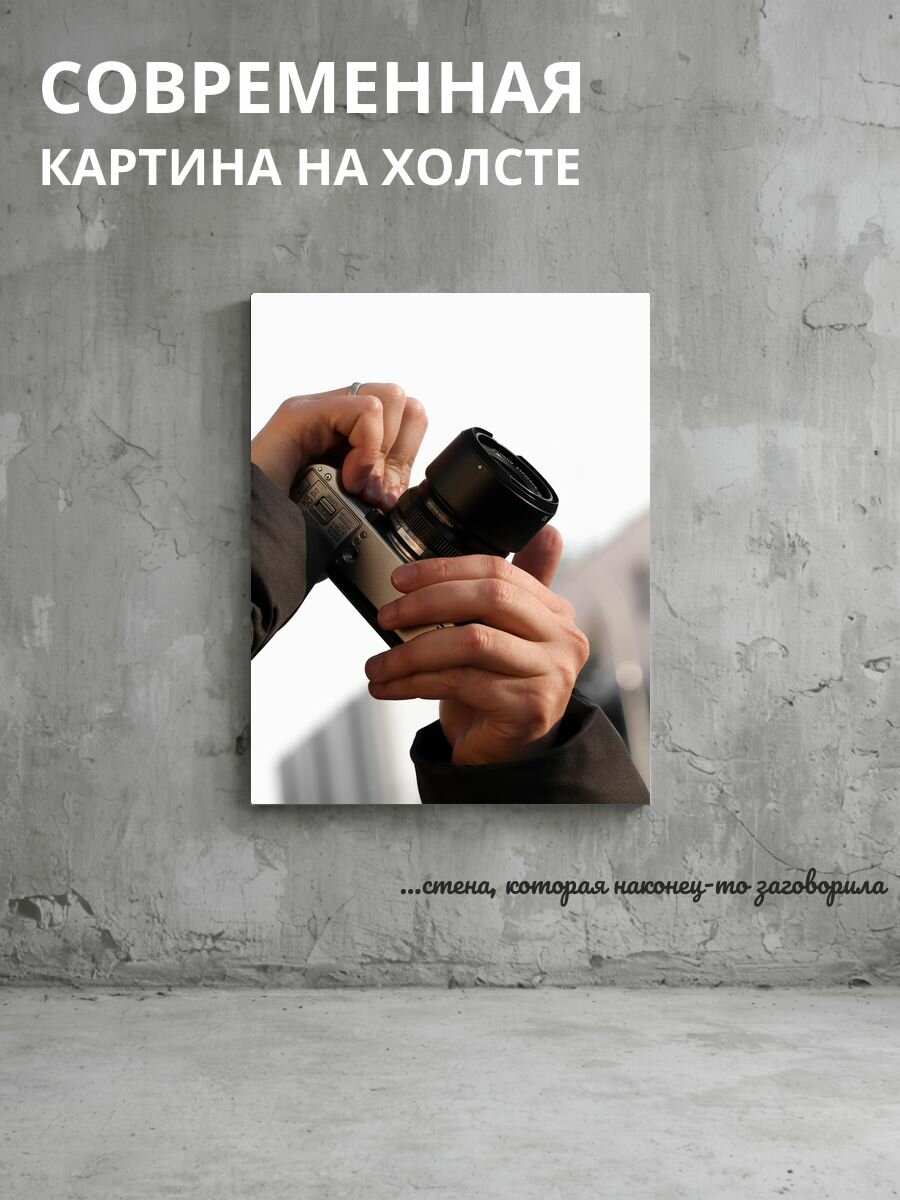 Картина на холсте Камера 40x60 см