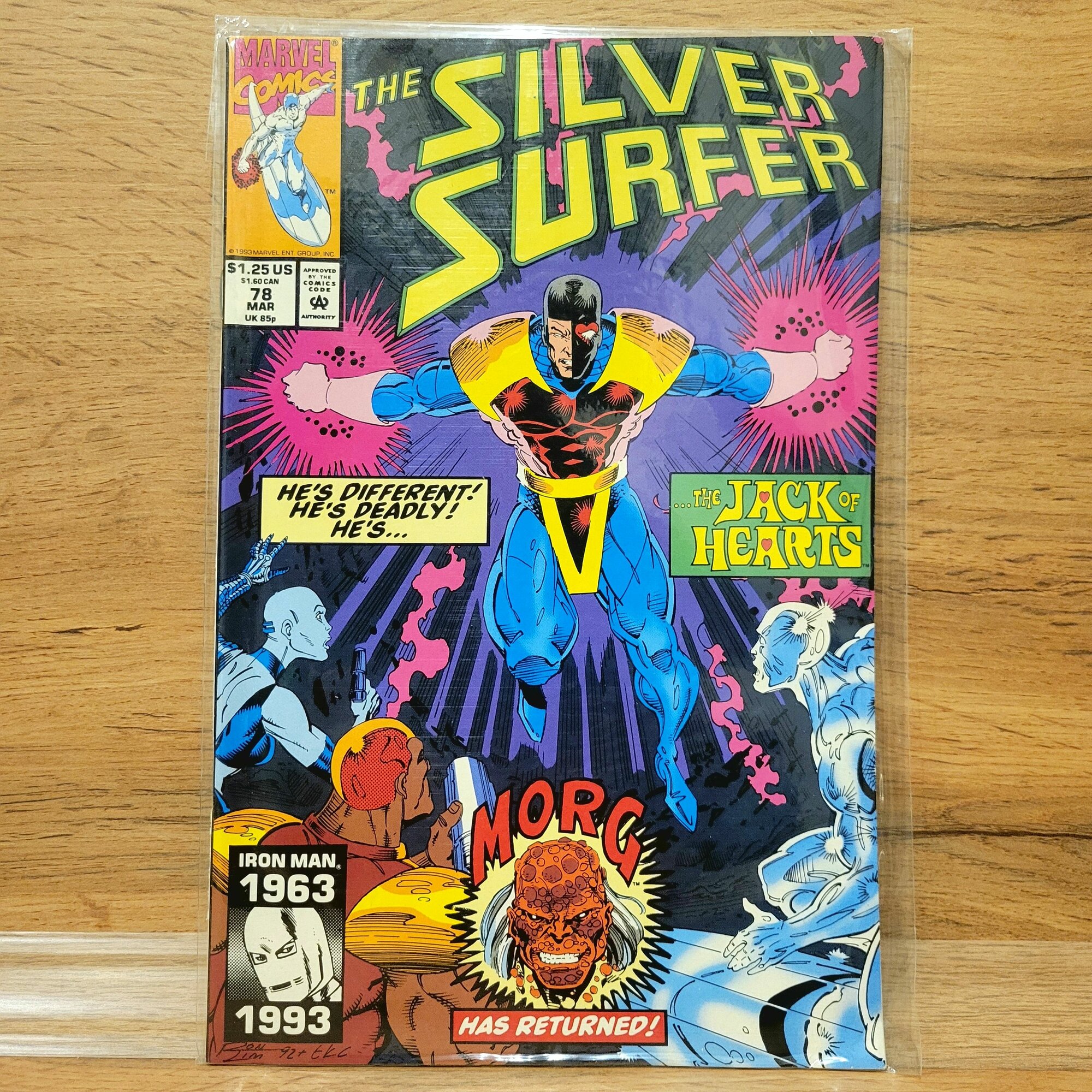 Ретро Комикс Silver Surfer #78. 1993 Год.