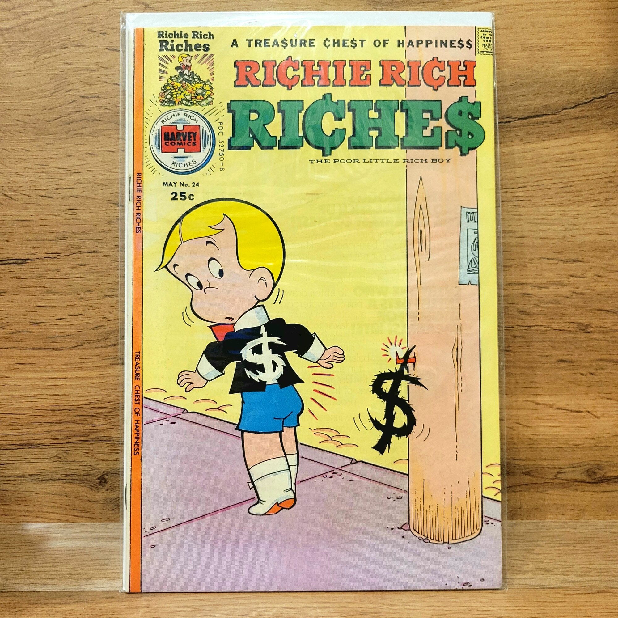 Раритетный Комикс Richie Rich #24. 1975 Год. Комикс (сингл) на английском языке