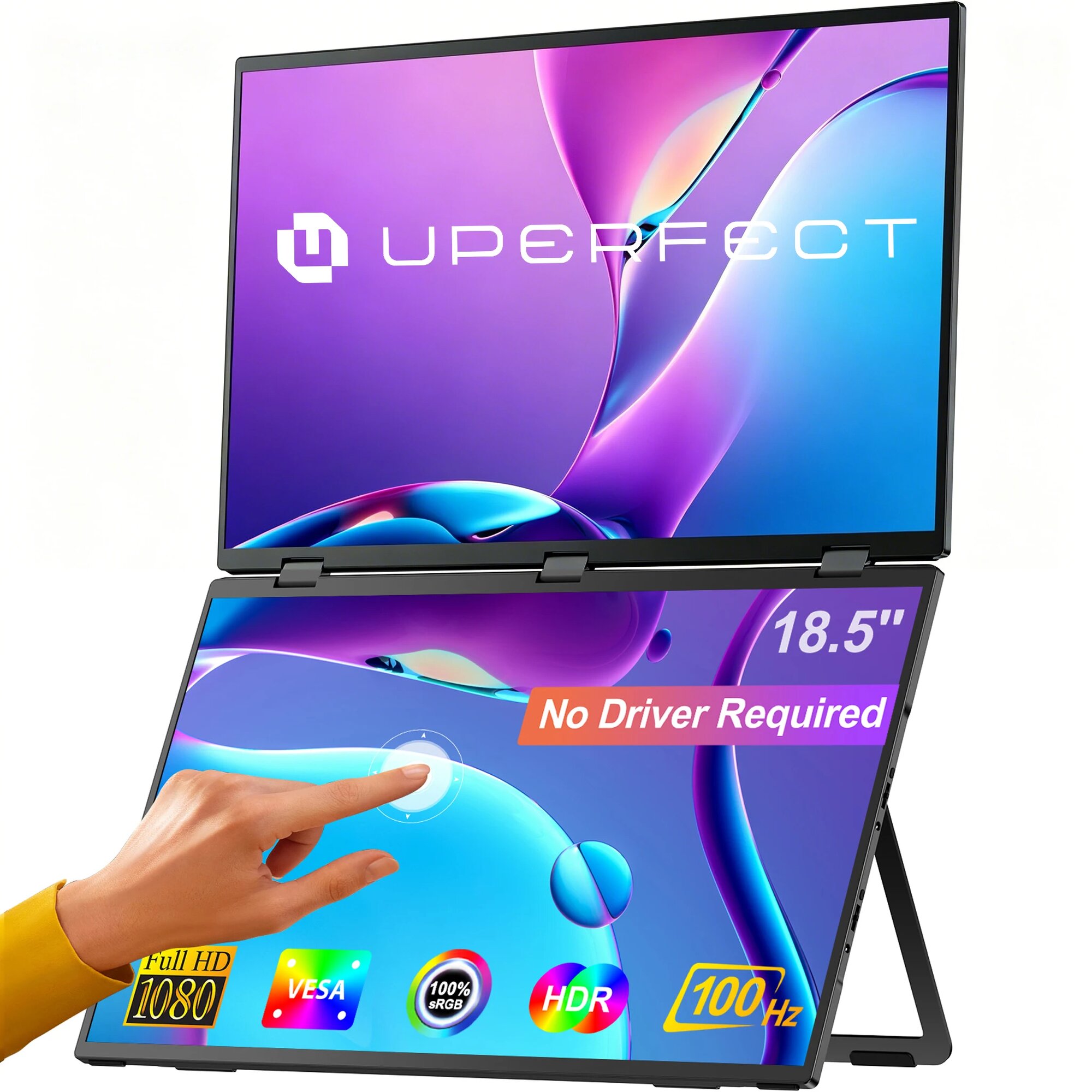 UPERFECT Delta Max Touch 18.5" ЖК-монитор Европейская вилка (EU Plug)