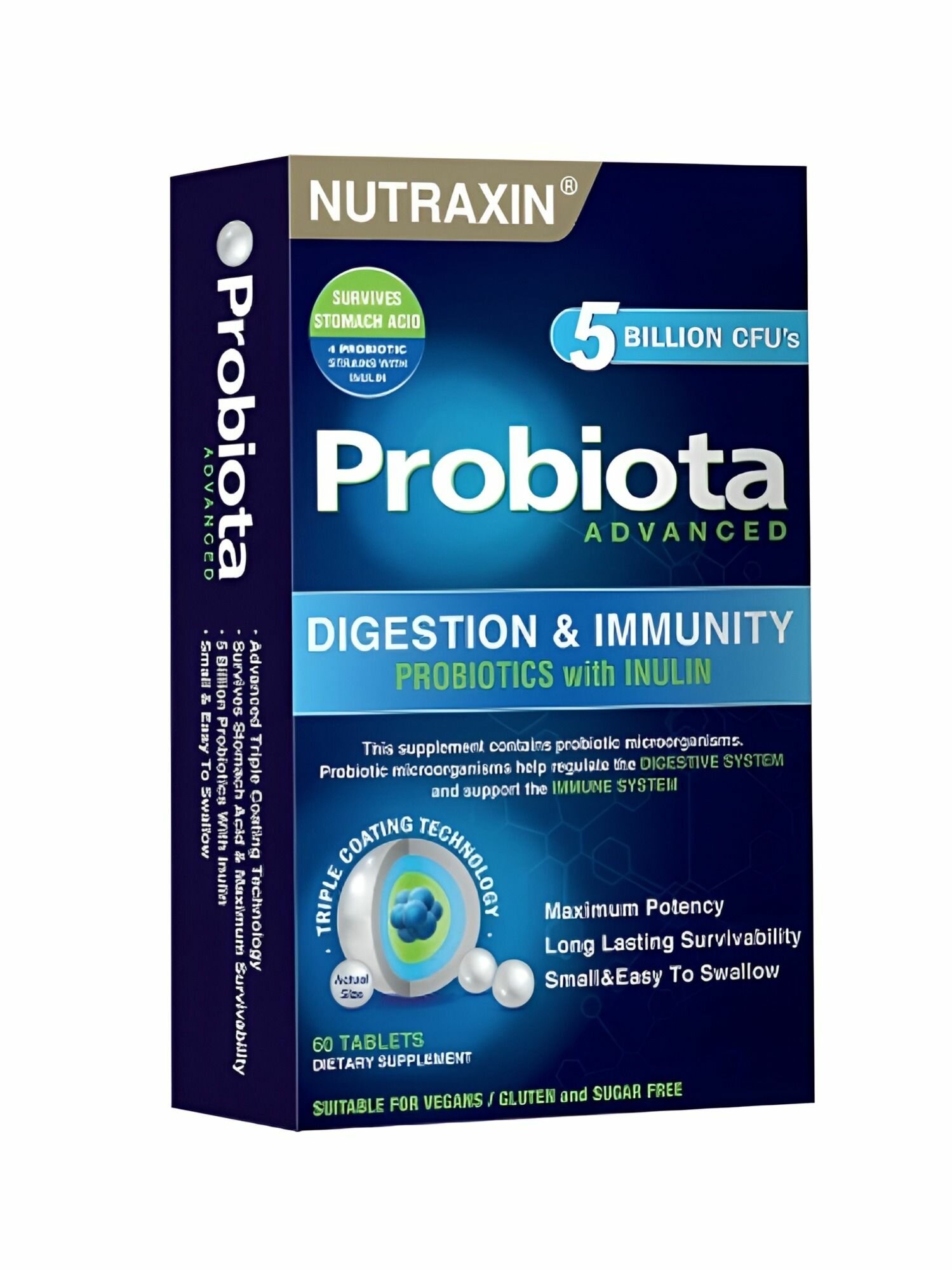 Nutraxin B Vitamin Complex, 60 таблеток витамины группы B комплекс витаминов B