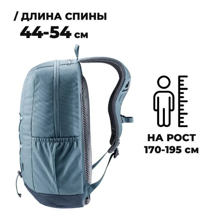 Рюкзак Deuter Gogo Atlantic-ink, 25 л, городской, средний размер, для школы и офиса, вес 570 г, пластик — фото 1