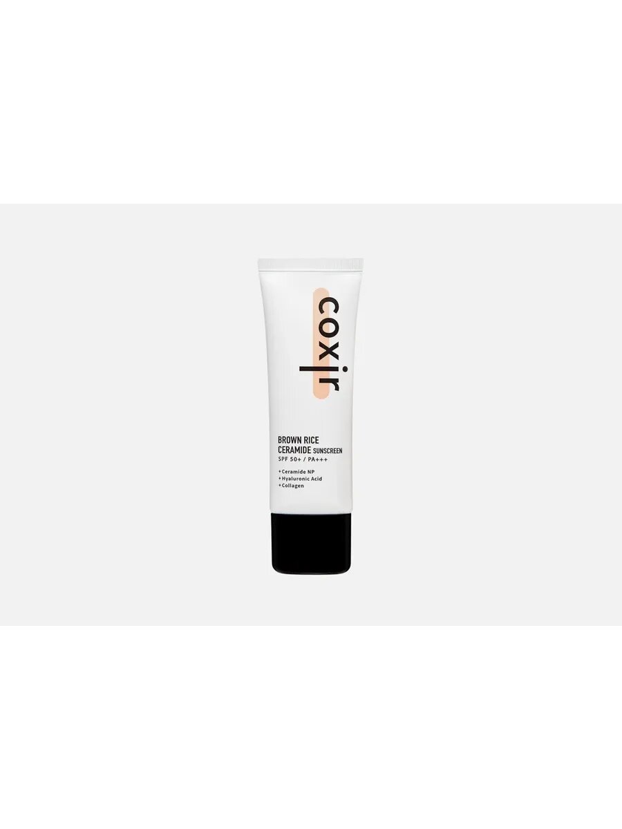 COXIR Brown Rice Ceramide Солнцезащитный крем для лица SPF 50+ 50мл