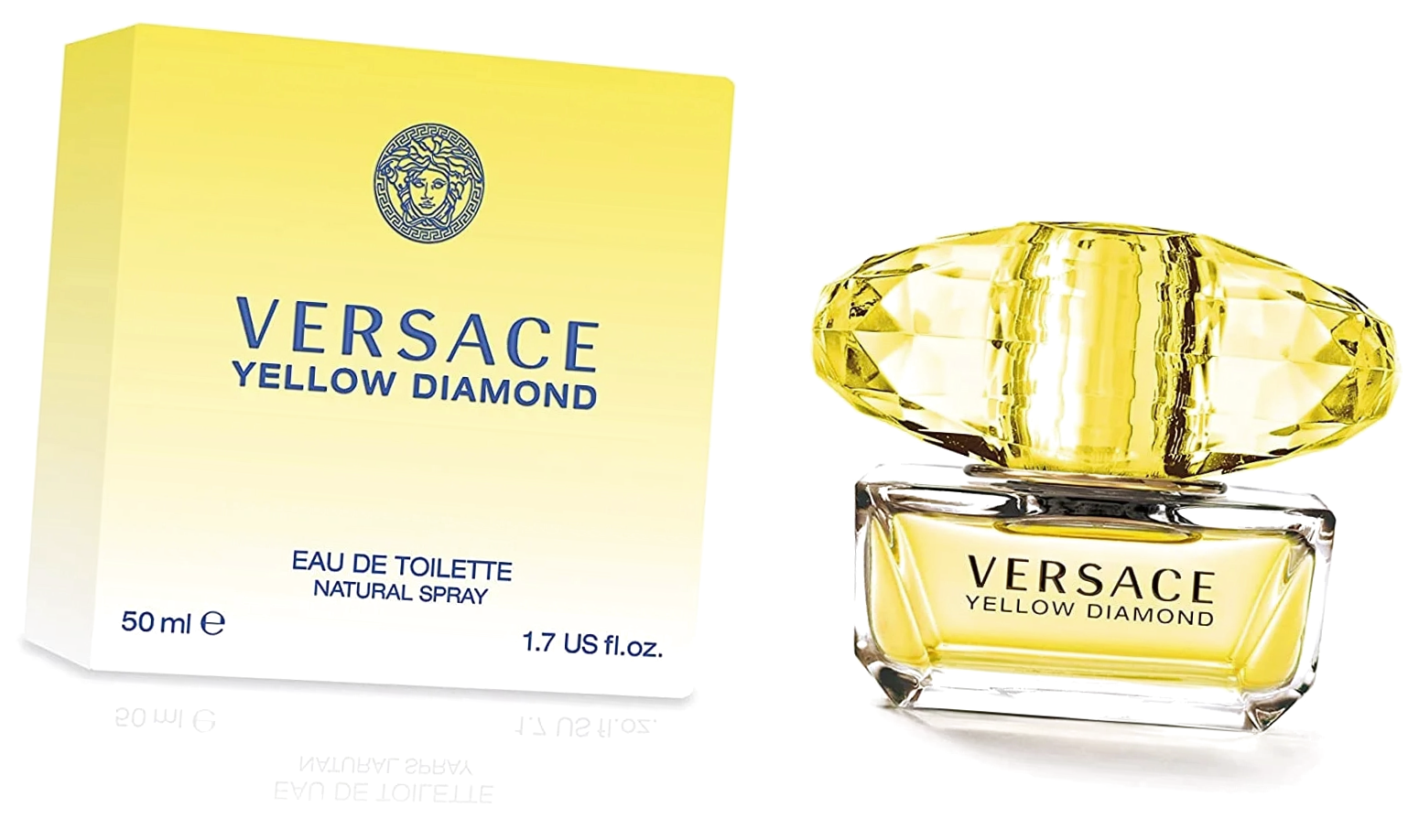 Versace Yellow Diamond Eau De Toilette 50 мл женская - Версаче Йеллоу Даймонд