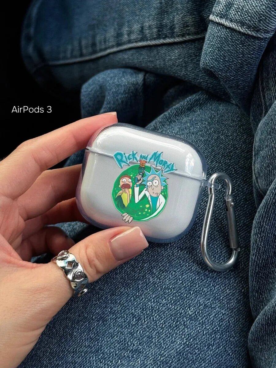 Чехол на AirPods 3 рик и морти