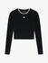 Свитер AMIRI Logo trim knitwear, размер 42, , black