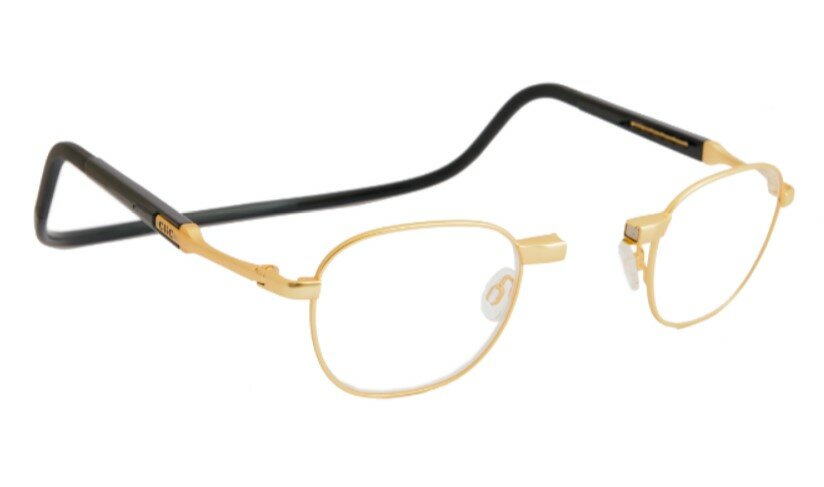 Очки CliC Flex Sterling Gold, Золото, +1,5, металл