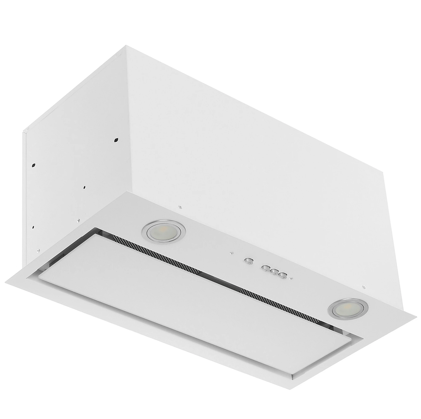 Вытяжка Elikor Cube 60P-1000 White, встраиваемая, механическая