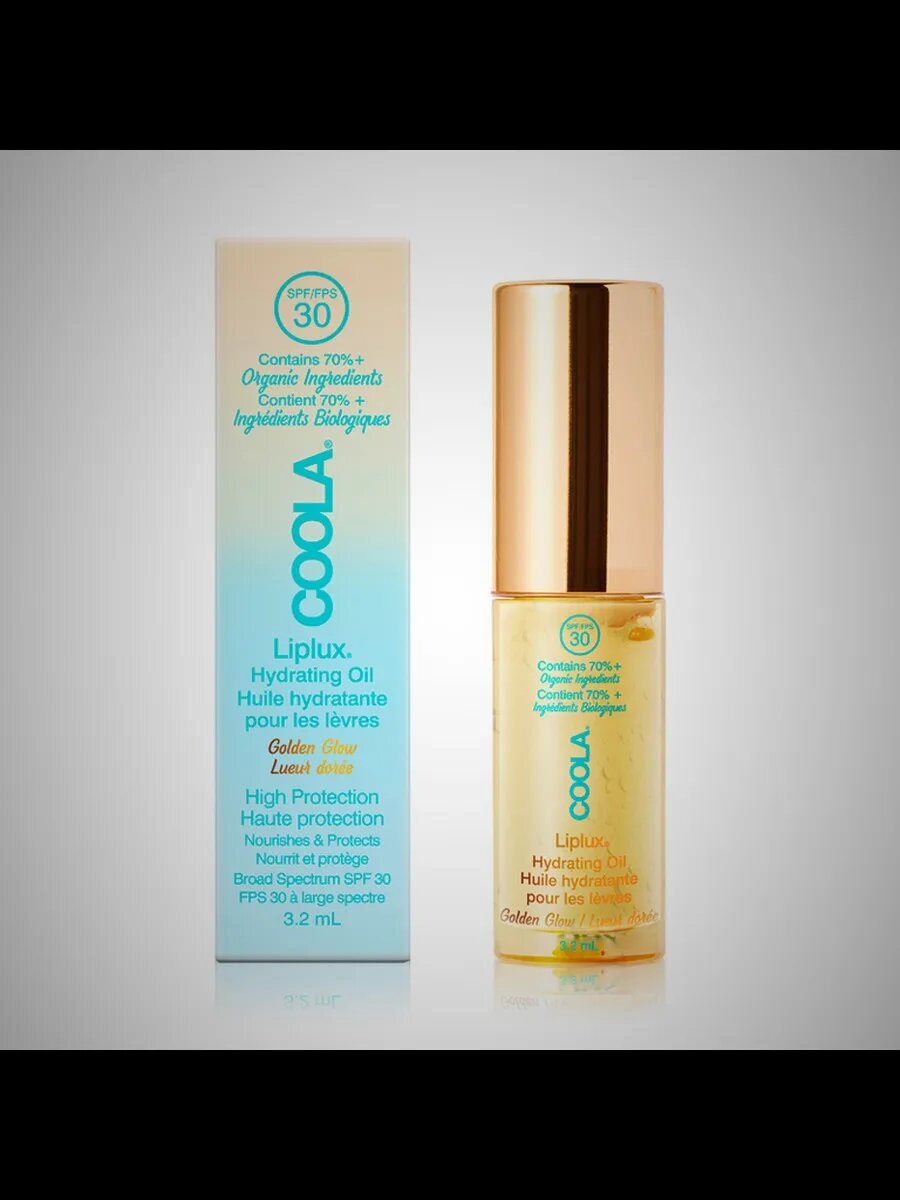 COOLA Classic Liplux Organic Hydrating Lip Oil Sunscreen SPF
