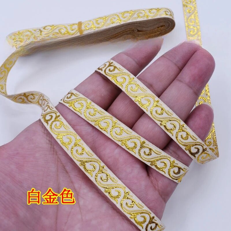 Этническая жаккардовая лента Farbic 7 ярдов A4