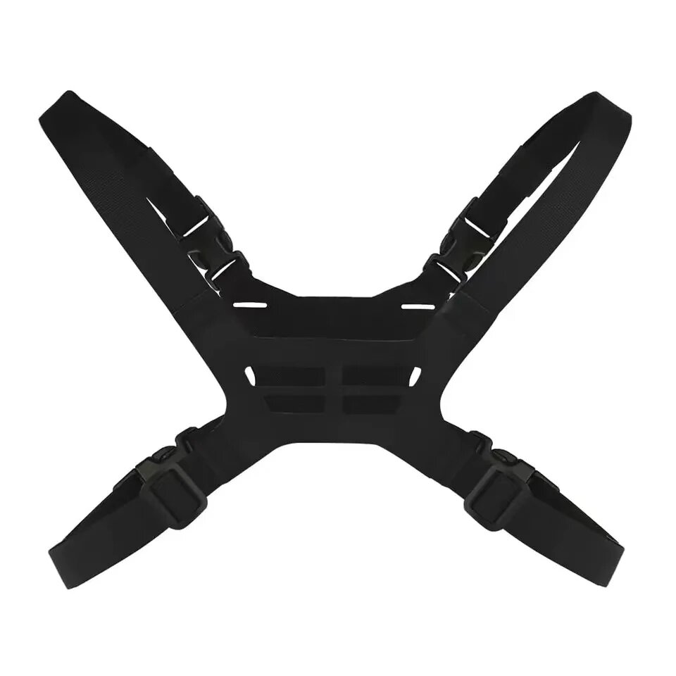 Тактическая навигационная панель MOLLE для телефона, черная Черный, Black Strap