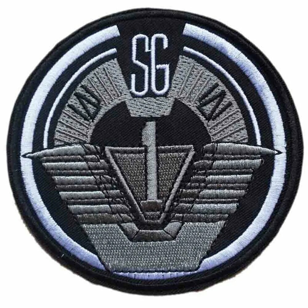Вышитый патч STARGATE SG1 для футболок, кепок, рюкзаков.
